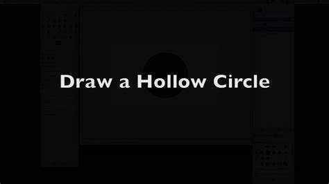 how to draw circles with gimp youtube