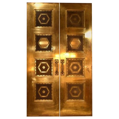 Solid Brass Double Doors Double Door Entryway Double Doors Double