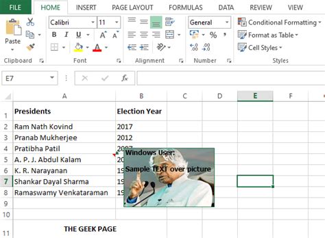 How To Insert Picture Inside Comment Box In Microsoft Excel