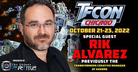 Transformers Creative Manager Rik Alvarez To Attend Tfcon Chicago 2022