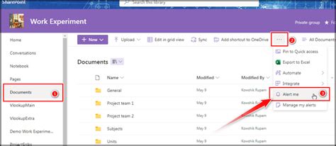best practice of using follow and alert in sharepoint