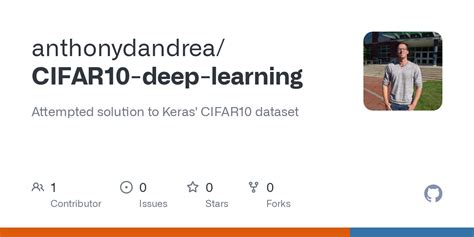GitHub Anthonydandrea CIFAR Deep Learning Attempted Solution To Keras CIFAR Dataset