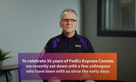 FedEx Celebrates Years In Canada FedEx Canada