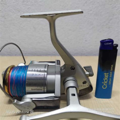 Shimano Stella 3000 Fishing Reel Spinning Mesin Pancing Kekili Terpakai