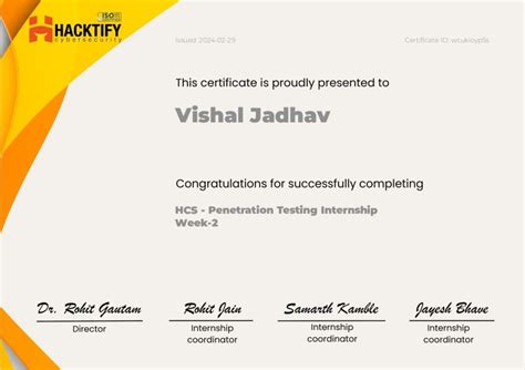 Vishal Jadhav On Linkedin Cybersecurity Internship Xss Idor