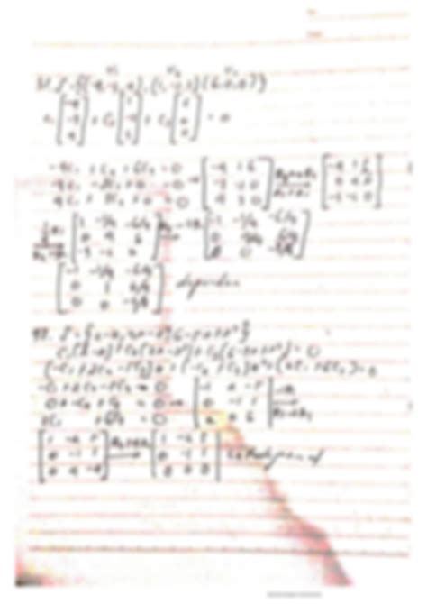 Solution Algebra Liniar Matrix Studypool