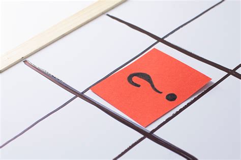 Tictactoe 필드에 물음표가 표시됩니다 Faq 빈도 질문 답변 및 브레인 스토밍 개념 개념에 대한 스톡 사진 및 기타 이미지 Istock