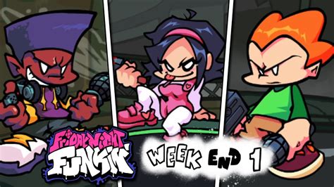 Friday Night Funkin Weekend 1 Full Week Hard Walkthrough And Cutscenes