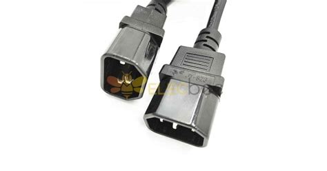 Three Plug European Standard 16a Brand Tail C20 Extension Cord Server Power Cord With Locking C19