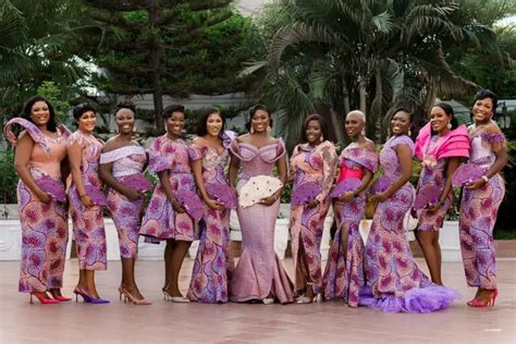 Top African Bridesmaid Dresses For A Perfect Wedding Day Kente Knots