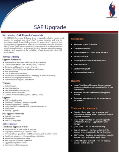 sap upgrade pdf