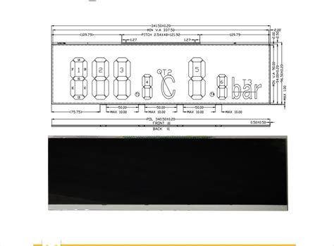 VA Negative Transmissive Segment Display DUTY BIAS View