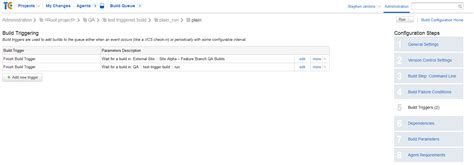 TeamCity Finish Build Trigger Not Firing Stack Overflow