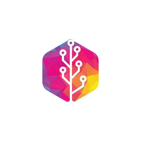 Tech Tree Logo Template Design 13914248 Vector Art At Vecteezy