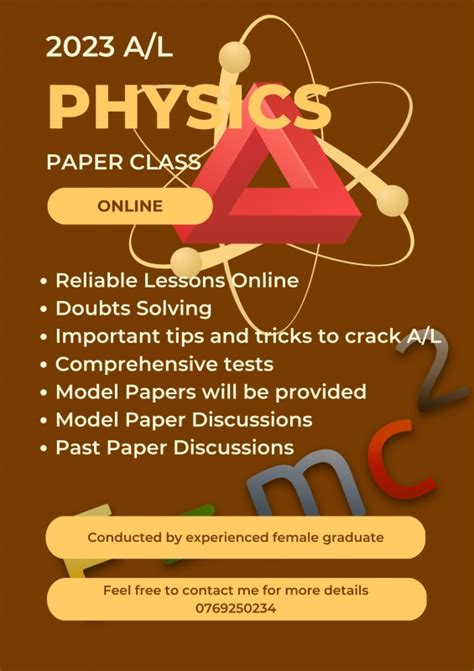 Physics English Medium Paper Class Physics Al Science Local