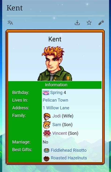 Kent Stardew Valley Wiki Stardew Valley Stardew Valley Tips Valley