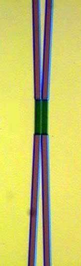 description of the w1 phc waveguide device a optical micrograph