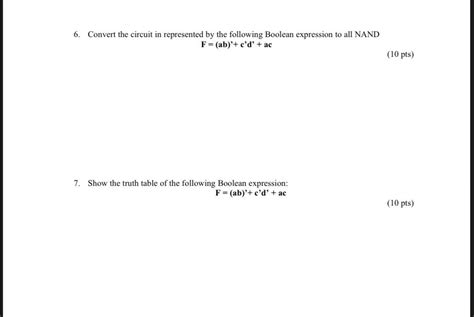 Solved 6 Convert The Circuit In Represented By The