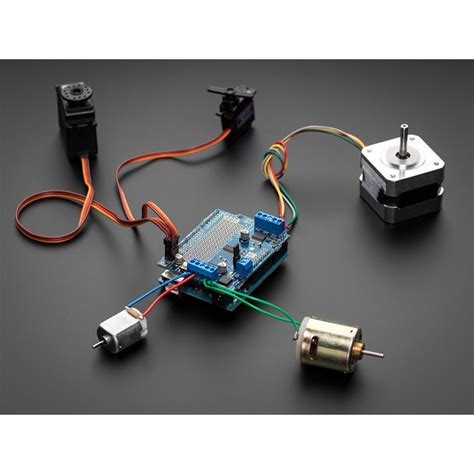 Adafruit Motor Stepper Servo Shield Kit For Arduino