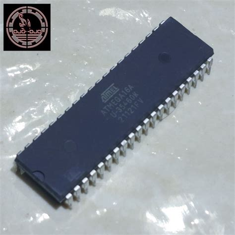 jual atmega16a u pu dip 40 atmega16apu atmel atmega16 atmega 16a ic avr