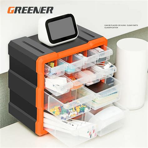 39 Lattice Drawer Type Plastic Tool Box Hardware Tool Storage Box Wall