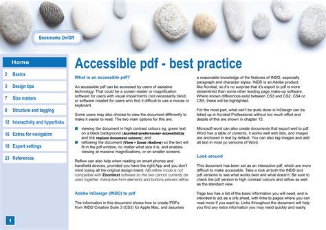 Twenty Three Page Interactive Pdf Manual With Background Information