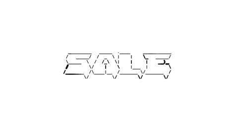Sale Ascii Animation On White Background Ascii Art Code Symbols With Shining And Glittering