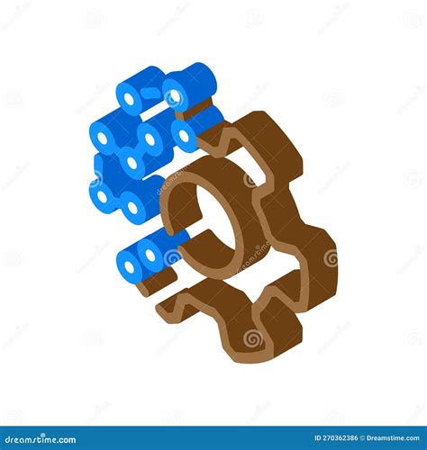 Technology Molecular Structure Isometric Icon Vector Illustration Stock Vector Illustration Of