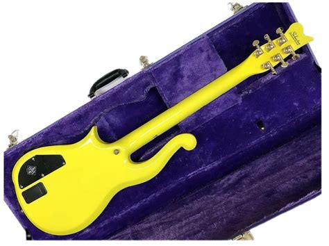 Lot Detail Prince Owned And Stage Played Yellow Schecter Cloud Guitar