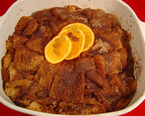 Raisin Bread Pudding With Apple Molasses Sauce Recipe Chefs Resource