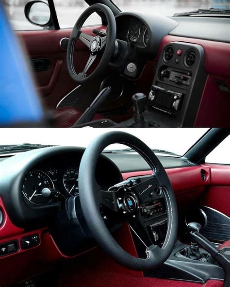 Mazda Miata With Red Leather Seats