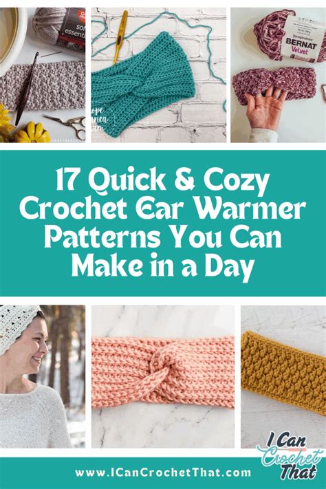 17 Quick Crochet Ear Warmer Patterns You Can Make Today