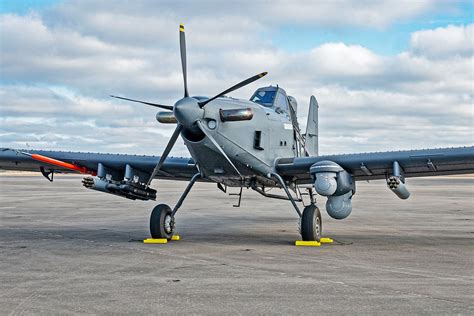 U S Air Force Accepts First Oa 1k Skyraider Ii Aircraft Air Data News