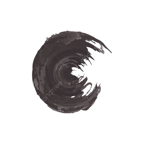 원형 문양 브러시 솔 효과 붓놀림 Png 일러스트 및 벡터 에 대한 무료 다운로드 Pngtree