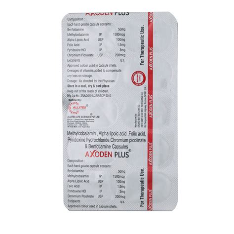 Axoden Plus Capsule 10s Price Uses Side Effects Composition
