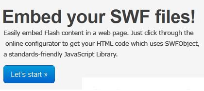 SWFObject Easy TO Embed SWF Flash Content Software Utilities Graphic Design Blog