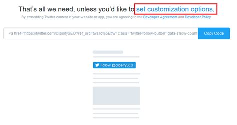 How To Add The Official Twitter Follow Button To Your Website Clipsify