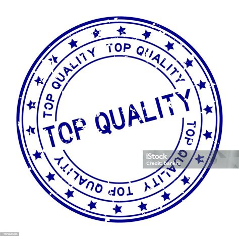 그런 지 블루 최고 품질 단어 둥근 고무 물개 스탬프 흰색 배경 고객에 대한 스톡 벡터 아트 및 기타 이미지 고객 고객