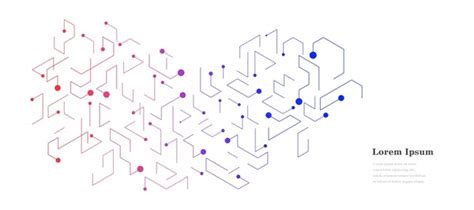 242 Abstract Futuristic Technology With Frame Circuit Hexagon Pattern Background Illustration