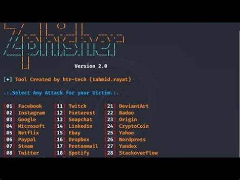 How To Install Zphisher KALI LINUX Educational Only Ethicalhacking
