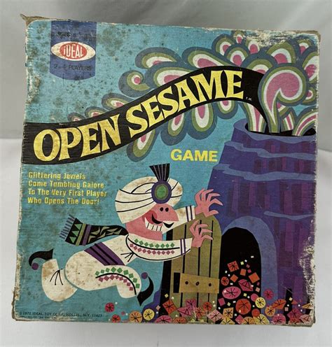 Open Sesame Game 1972 Ideal Good Condition Mandis Attic Toys