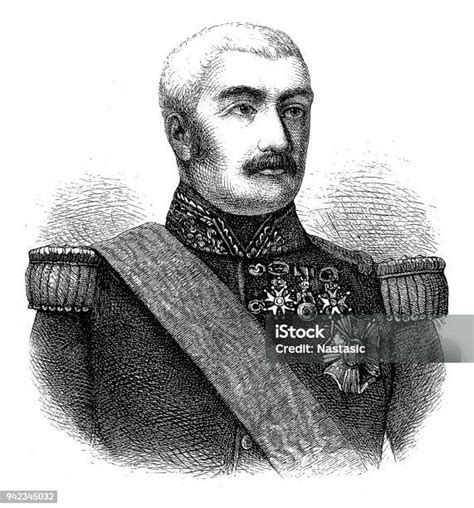 Aimable장자크 Pélissier 1 둑 드 말라 코 프 이었다 프랑스의 육군 원수 고풍스런에 대한 스톡 벡터 아트 및 기타 이미지 Istock