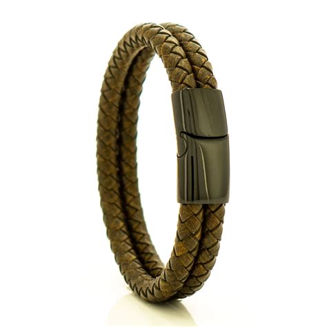 მამაკაცის ტყავის სამაჯური