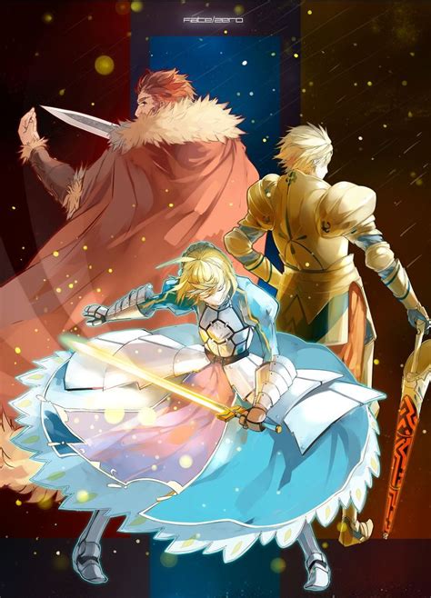 Fate Zero Honor Arthur Pride Gilgamesh And Glory Iskander 3 Kings