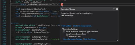 An Exception Occurred Read Access Violation This Was Nullptr · Issue 5767 · Notepad Plus