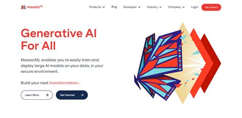 Mosaicml Platform For Large Ai Model Training And Deployment