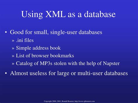 PPT XML And Databases PowerPoint Presentation Free Download ID 6605366