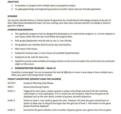 Solved Objectives 1 To Develop A C Program With Multiple
