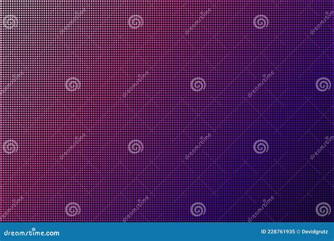 Led Screen Dot RGB Background Television Vector Stock Illustration Stock Vector