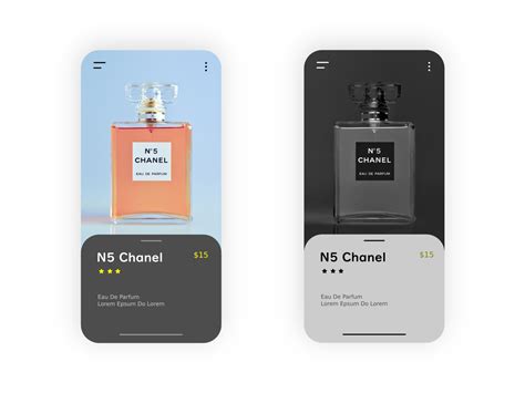 Perfume Mobile App Ui Design By Aphriell Art On Dribbble